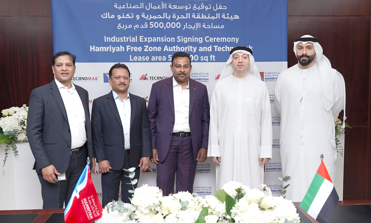 Technomak announced a significant expansion plan in the Hamriyah Free ...